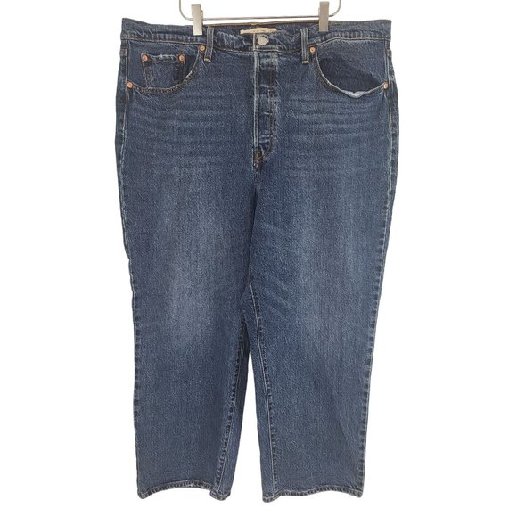 Levi's | Jeans | Levis Ribcage Straight Ankle Jeans 8 Womens Plus ...
